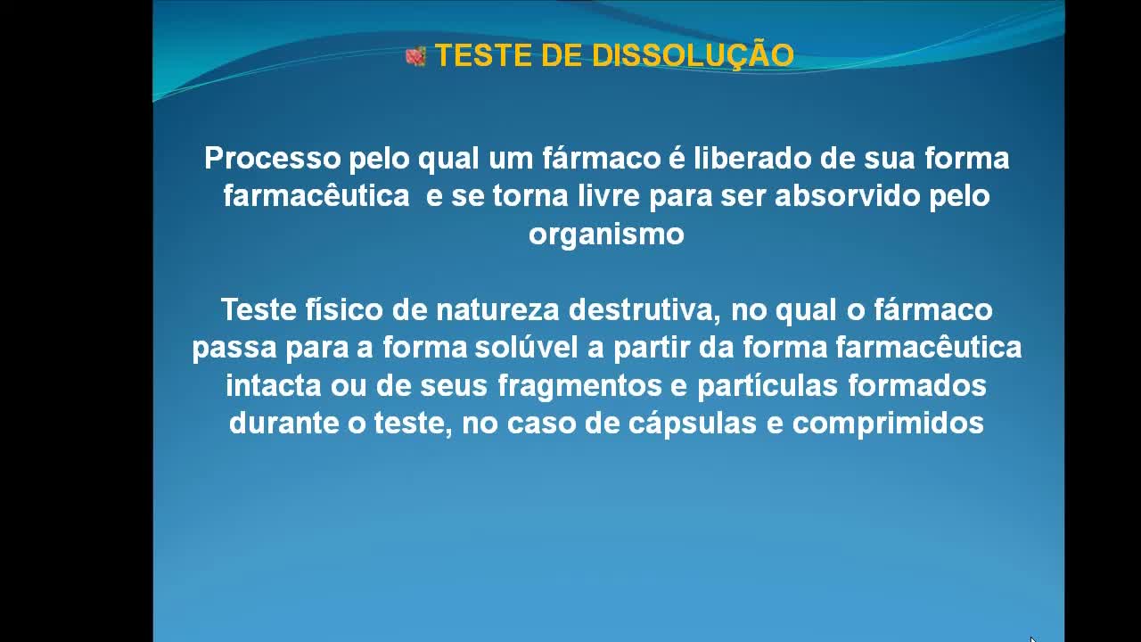E Aulas Da Usp Controle De Qualidade De Formas Farmacêuticas